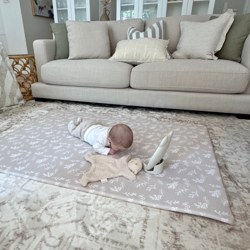 Botanical Play Mat - Almond – Munchkin & Bear